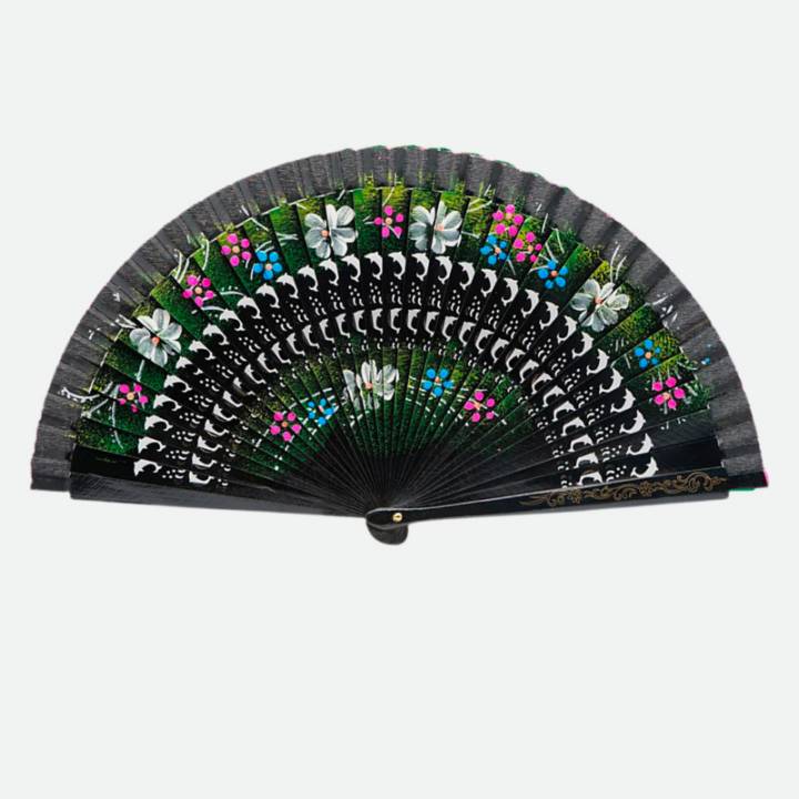 Éventail Espagnol Vert | Eventail Boutique