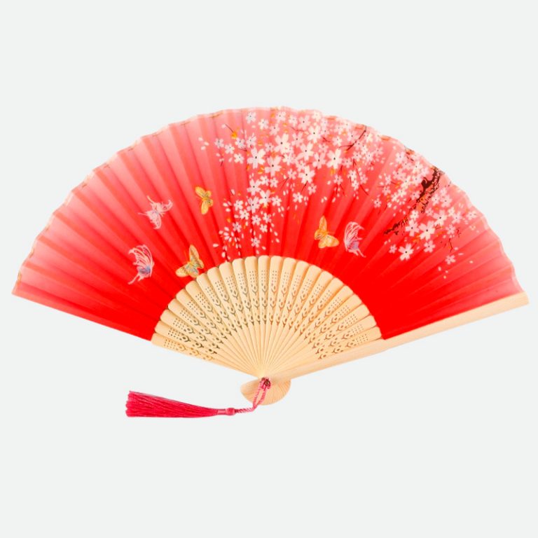 Éventail Japonais Sakura Rose | Eventail Boutique