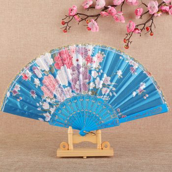 Eventail Chinois Fleur De Lotus | Eventail Boutique