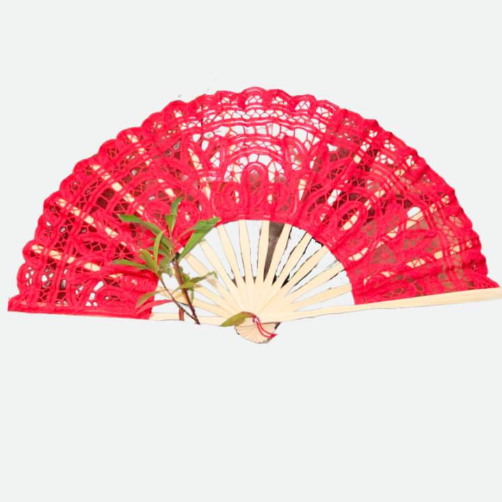 Éventail Dentelle Rouge | Eventail Boutique