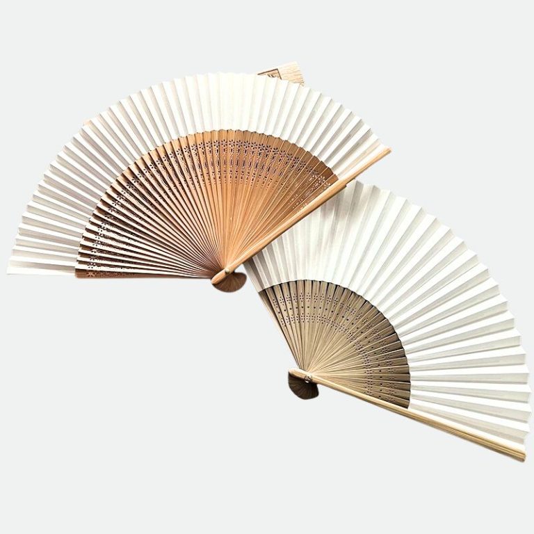 Éventail Bois Blanc | Eventail Boutique