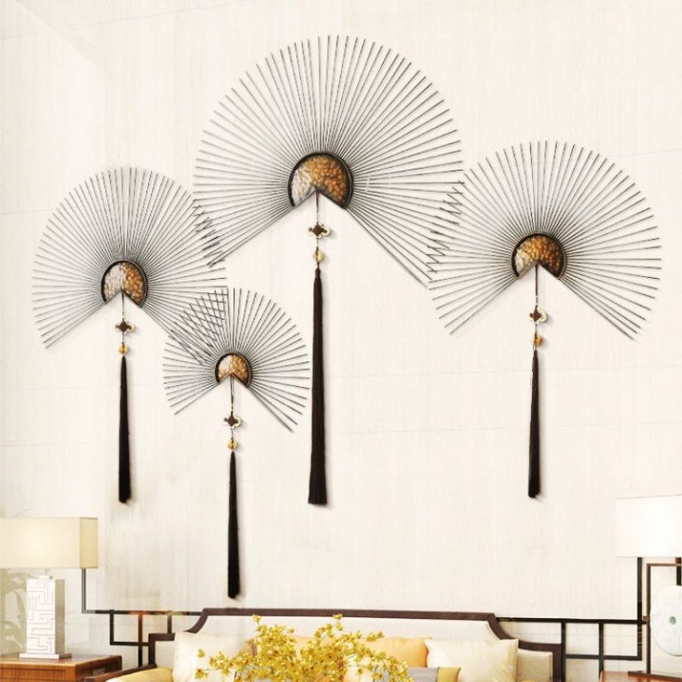 Éventail Decoration Murale Marron | Les Éventails Décoratifs | Eventail ...