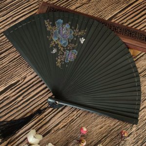 Eventail Chinois Fleur De Lotus | Eventail Boutique