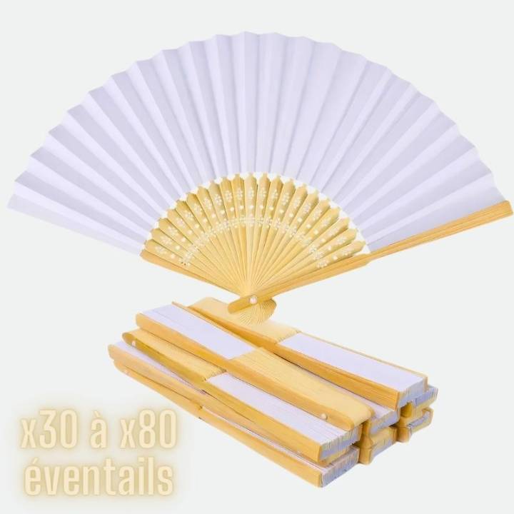 Lots d’Éventails Personnalisés ou non pour Mariage & Événements ...
