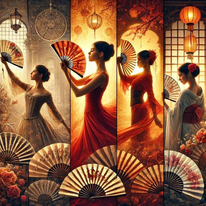 Langage des Éventails : Découvrez l'Art Codé des Éventails 💬 | Eventail ...